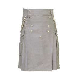Classic Grey Utility Kilt - Utility kilt - Kilt For Sale - Royal Kilt