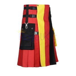 German Flag Utility Kilt For Royal Men